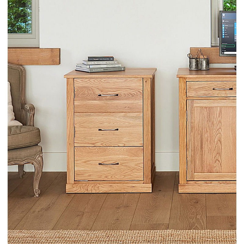Mobel Oak Solid Wood Printer Cupboard from our Office Cupboards range.