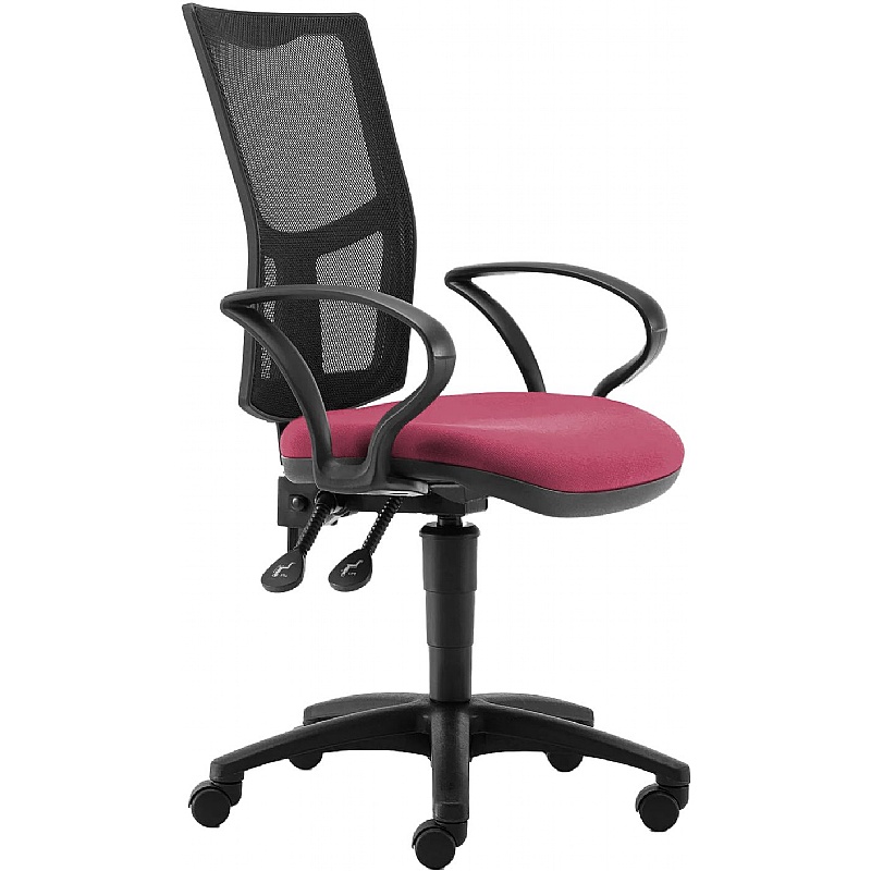 Air 2-Lever Mesh Back Operator Chairs from our Mesh Office Chairs range.