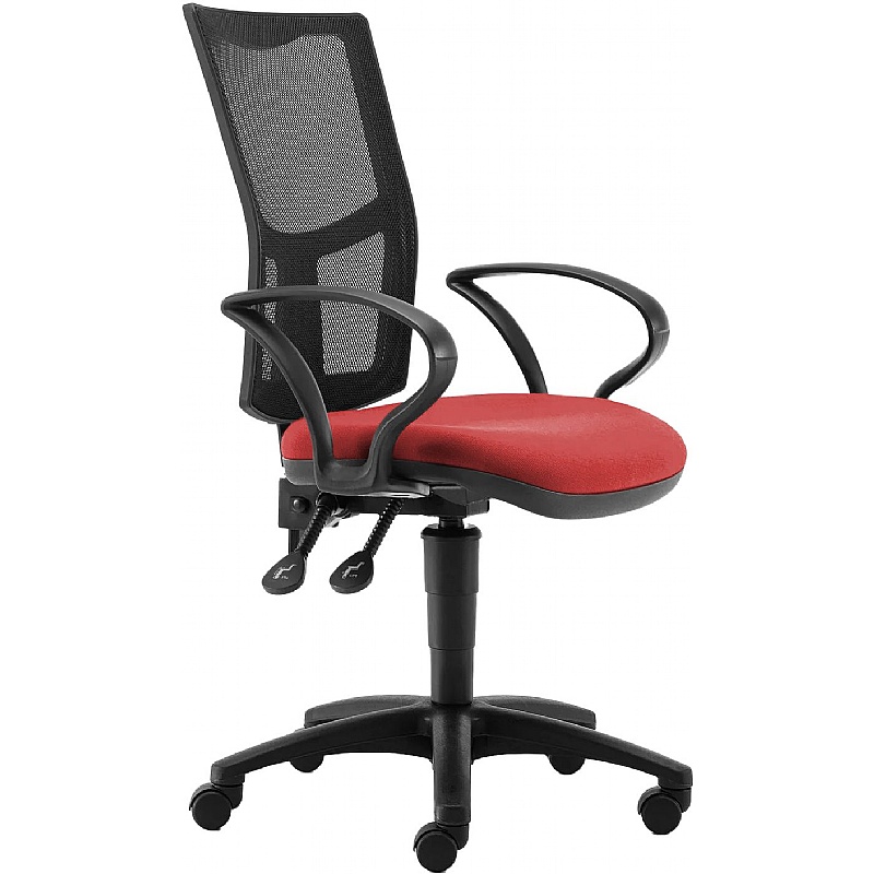 Air 2-Lever Mesh Back Operator Chairs from our Mesh Office Chairs range.