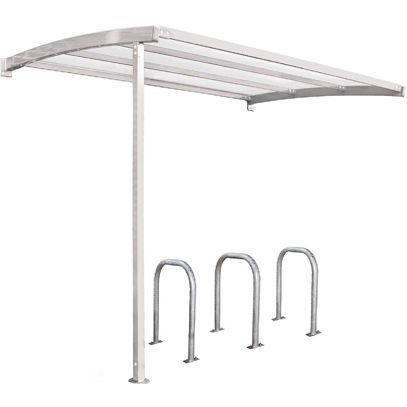 Wall Mounted Secure Bicycle Shelters Extension from our Bike Storage range.