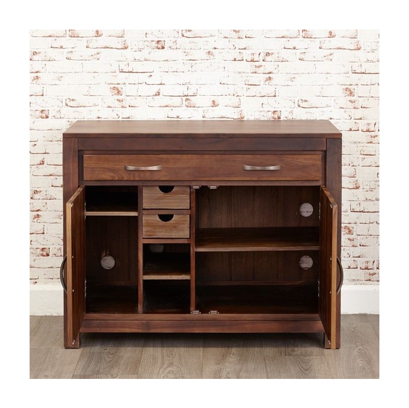 Mayan Walnut Solid Wood Hidden Home Office Desk from our Home Computer ...