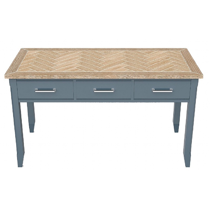Signature Blue Solid Wood Classic Home Office Desk from our Home ...