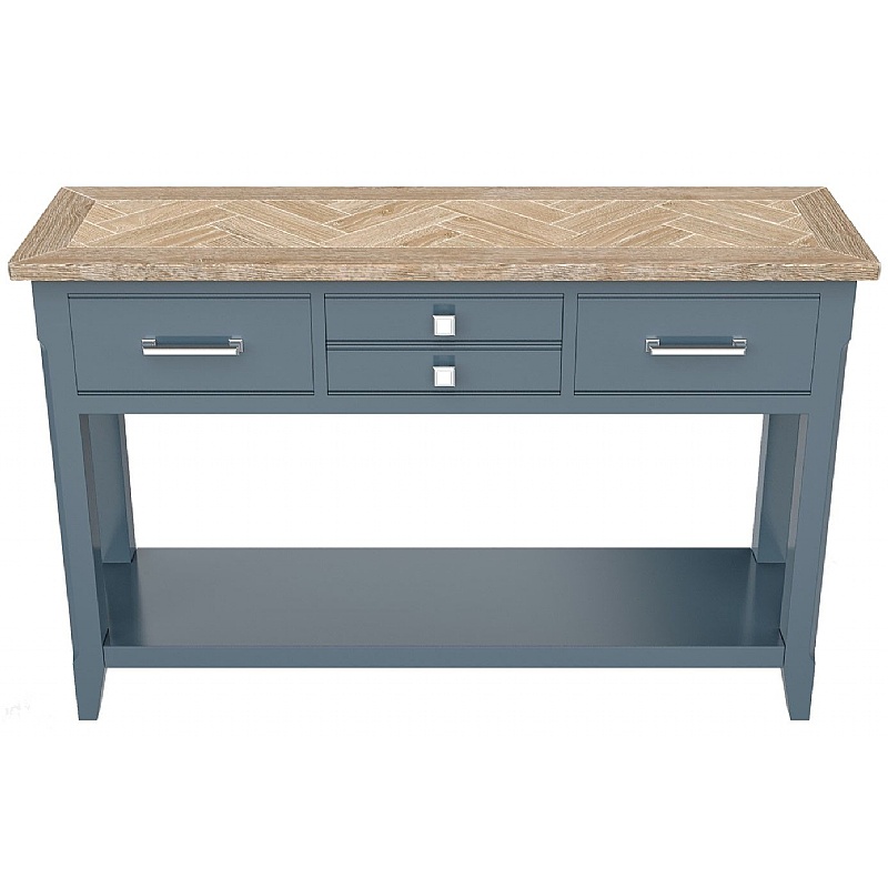 Signature Blue Solid Wood Console Tables from our Office Storage range.