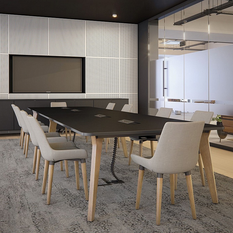 Lux and Reflex Cable Trays for XL Rectangular Tables from our Cable ...