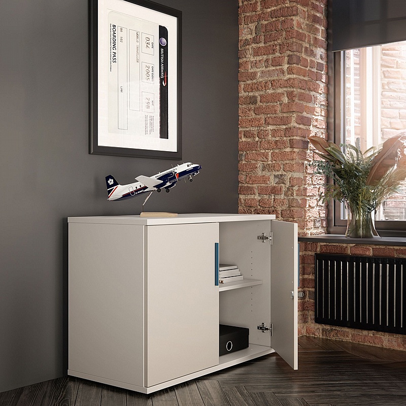 Combined 2 Door Credenza Office Storage Unit from our Credenza Units range.