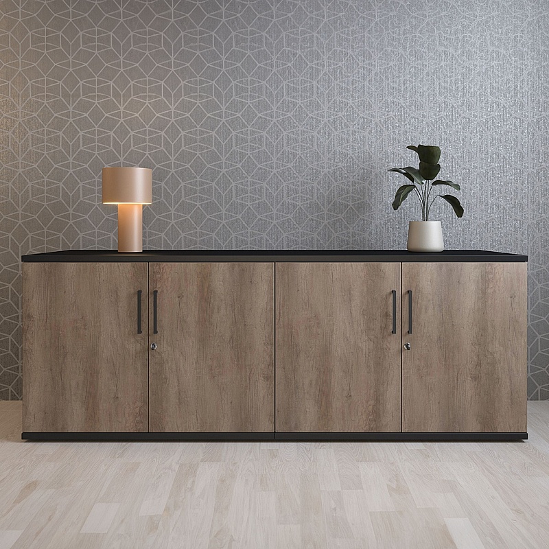 Combined 4 Door Credenza Office Storage Unit from our Credenza Units range.