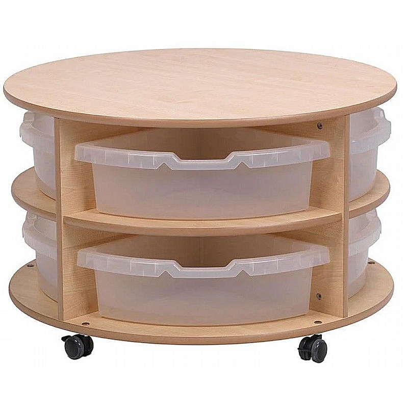Tidy Tots Nursery Double Tier Mobile Circular Storage Unit from our ...