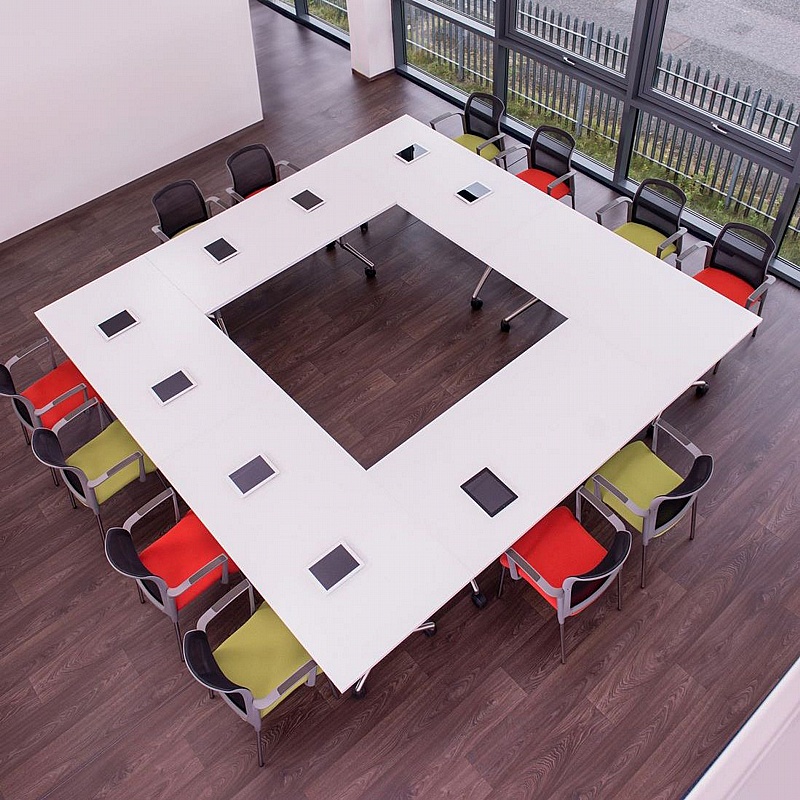 Elite Modular Tilting Rectangular Conference and Boardroom Tables from ...