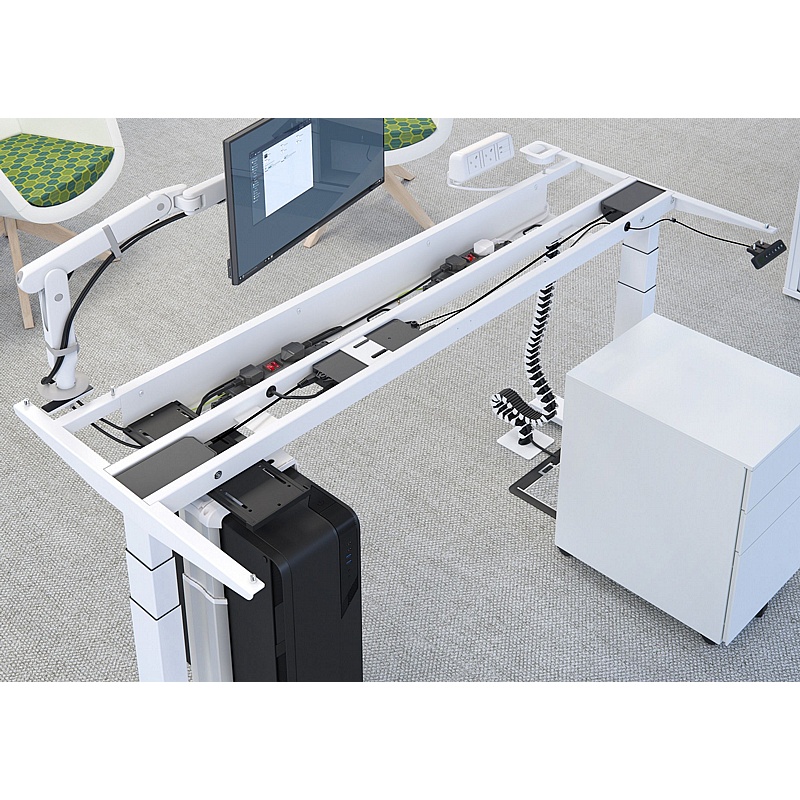 Progress Plus Electric Height Adjustable Shallow Rectangular Office ...