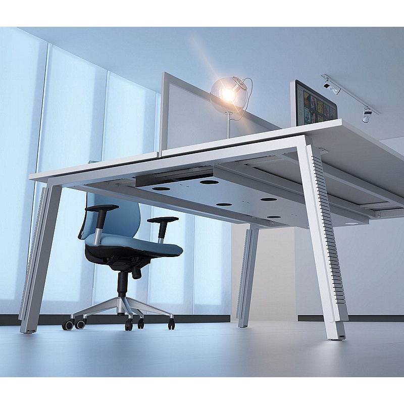 Linnea 4 Person A-Frame Rectangular Back to Back Sliding Top Bench ...