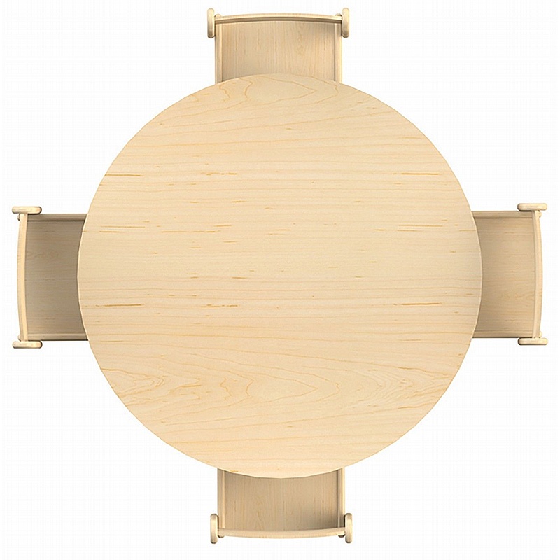 Teeny Tots Height Adjustable Circular Tables from our Tables and Chairs ...