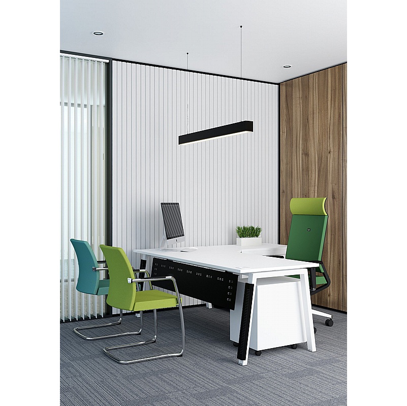 Linnea A-Frame Shallow Wave Bench Desks from our Bench Desks range.