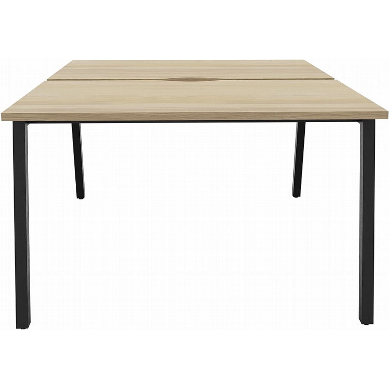 Linux II 2 Person A-Frame Rectangular Back to Back Bench Desks from our ...