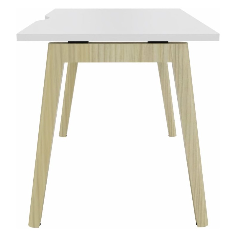 Linux II Scandi A-Frame Rectangular Bench Desks from our Bench Desks range.