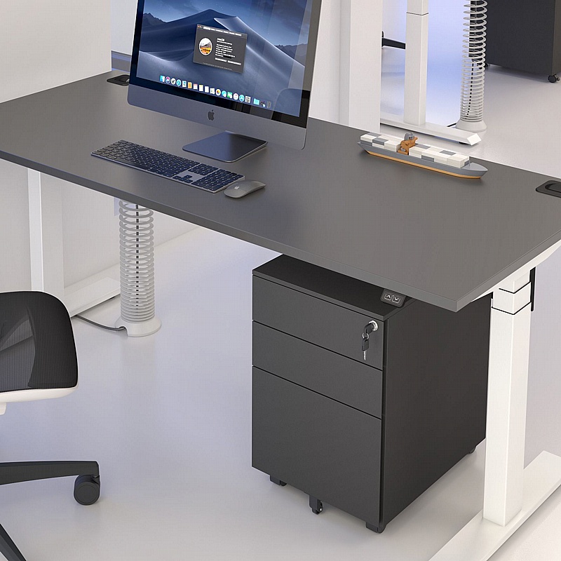 Elite Tall Under Desk Steel Mobile Pedestals from our Office Drawers range.