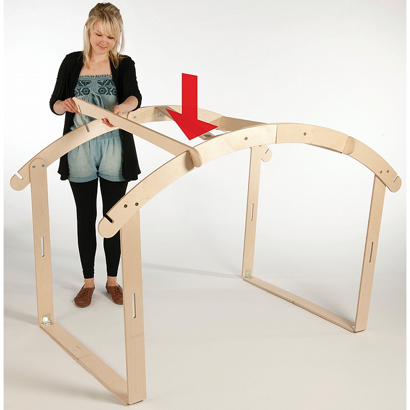 Rainbow Indoor/Outdoor Folding Den from our Play Dens range.