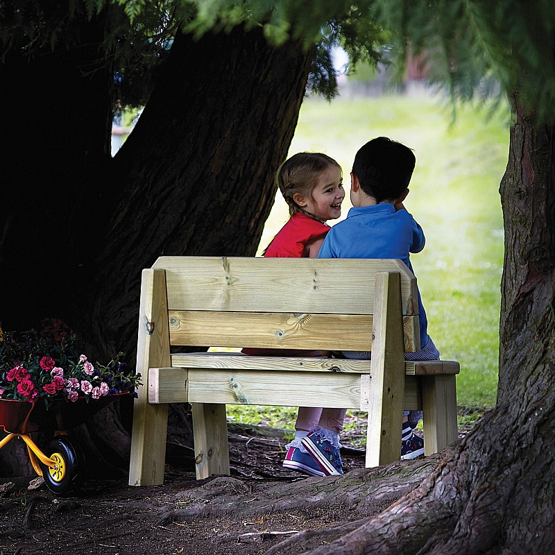 Adventure Tots Nursery Outdoor Buddy Bench from our Outdoor Furniture ...