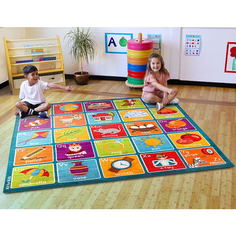 Square Alphabet Carpet from our School Carpets, Mats & Rugs range.