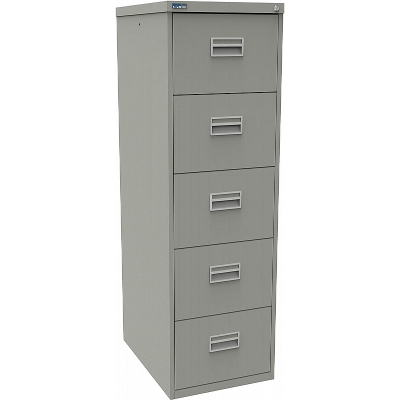 Silverline 5 Drawer Metal Filing Cabinet from our Filing Cabinets range.
