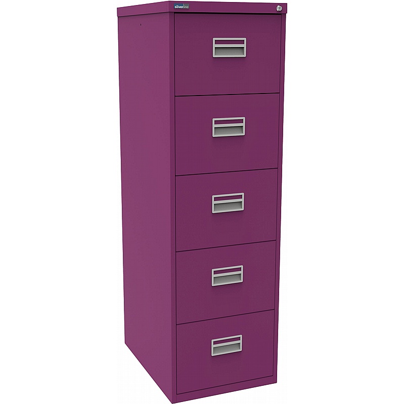 Silverline 5 Drawer Metal Filing Cabinet from our Filing Cabinets range.