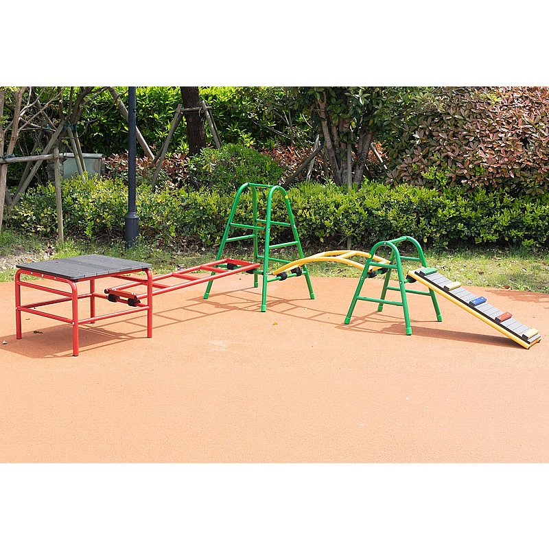 Little Leapers Modular Outdoor 6 Piece Gym Set from our Outdoor ...