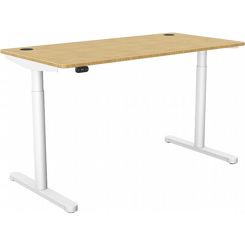 SmartLine Flow Bamboo Sit Stand Office Desks from our Sit-Stand Desks ...