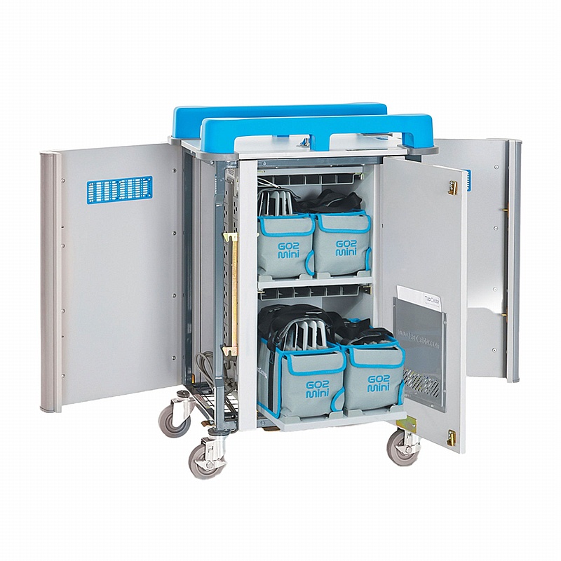 LapCabby Tab 20V Vertical Tablet Charging and Storage Trolley from our ...