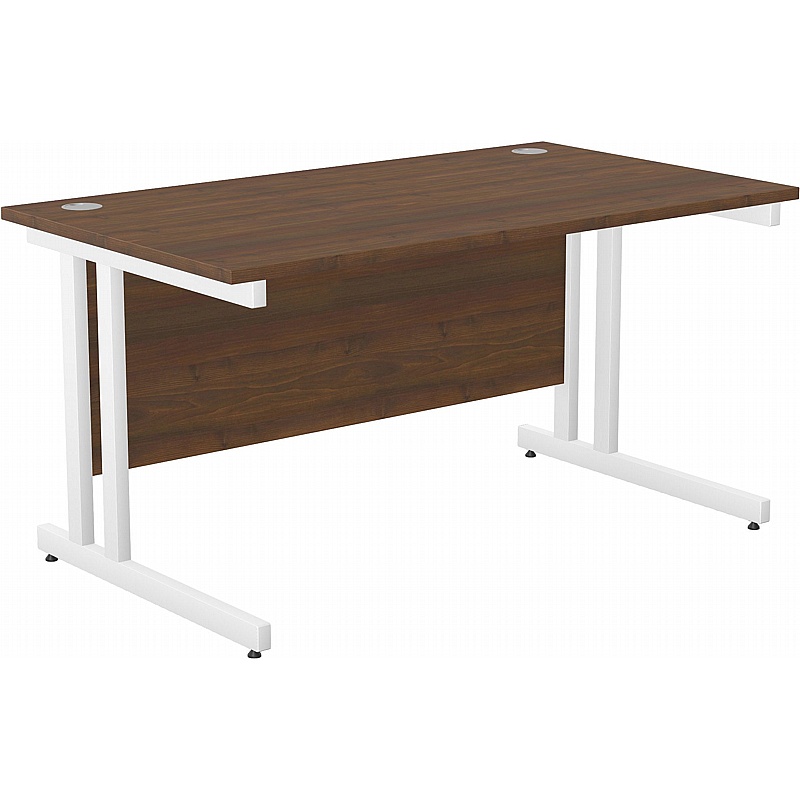 SmartLine Twin Upright Rectangular Office Desk from our Rectangular ...