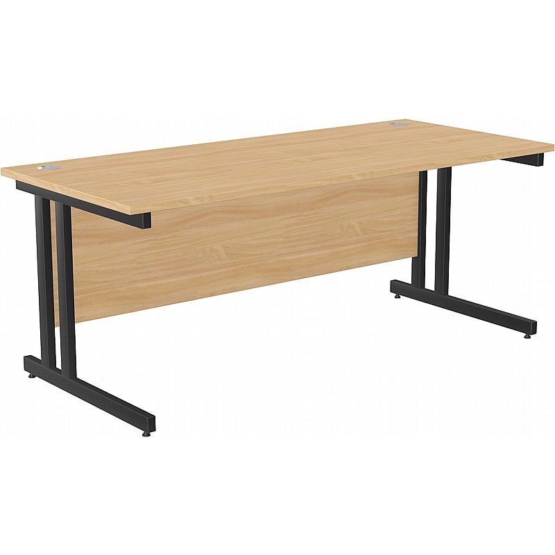 SmartLine Twin Upright Rectangular Office Desk from our Rectangular ...