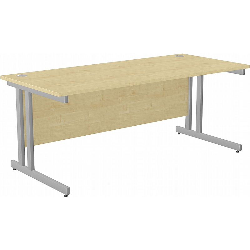 SmartLine Twin Upright Rectangular Office Desk from our Rectangular ...