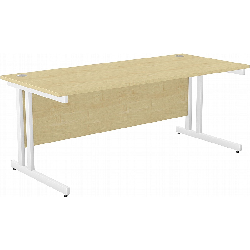 SmartLine Twin Upright Rectangular Office Desk from our Rectangular Desks range.