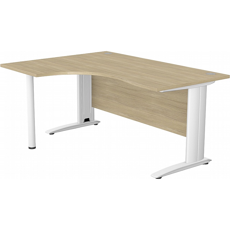 SmartLine Ergonomic Radial Cable Managed Office Desks from our ...