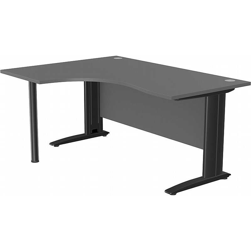 SmartLine Ergonomic Radial Cable Managed Office Desks from our ...