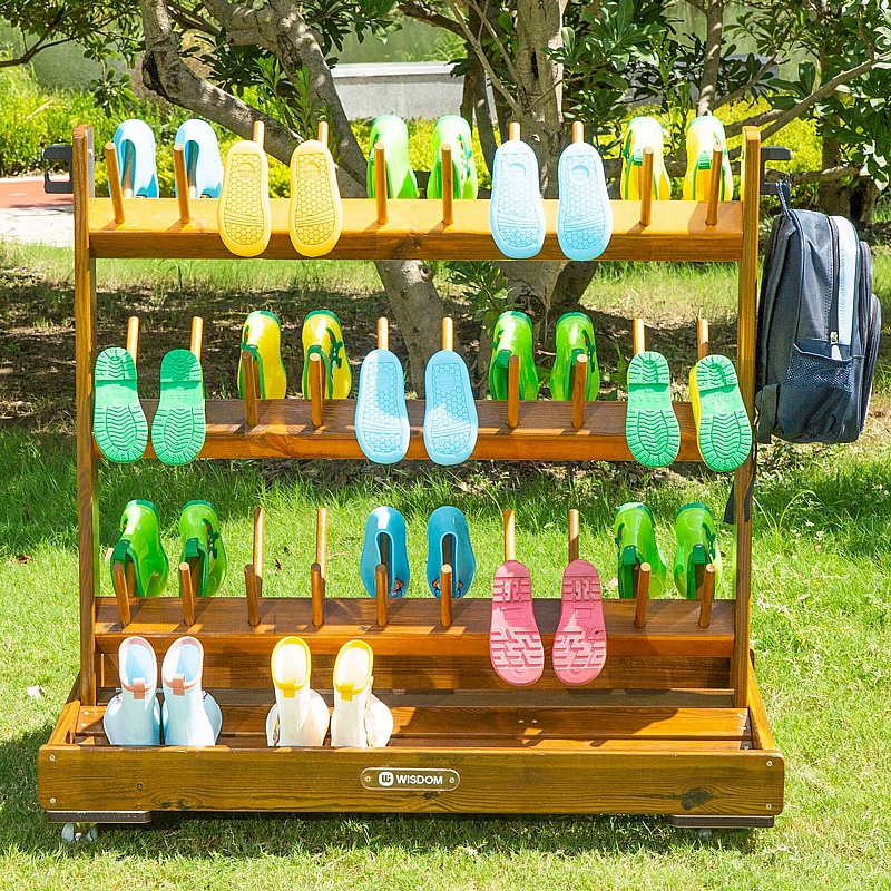 Outdoor Mobile Double Sided Welly Storage from our Outdoor Furniture ...