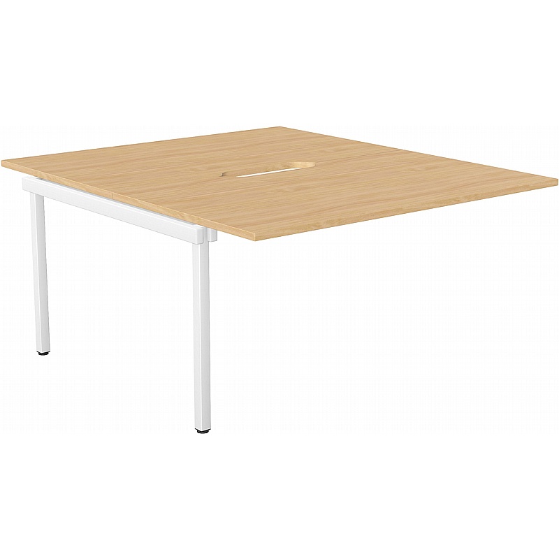 SmartLine Rectangular Back to Back Bench Extension Desks from our Bench ...