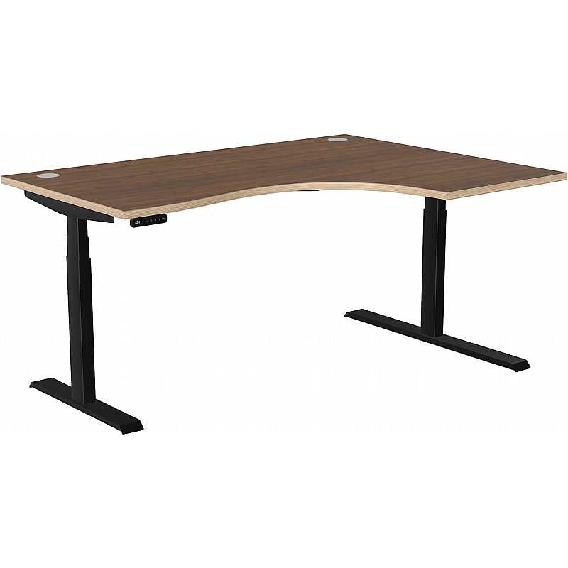 SmartLine Pro Ergonomic Radial Sit Stand Office Desks from our Sit ...