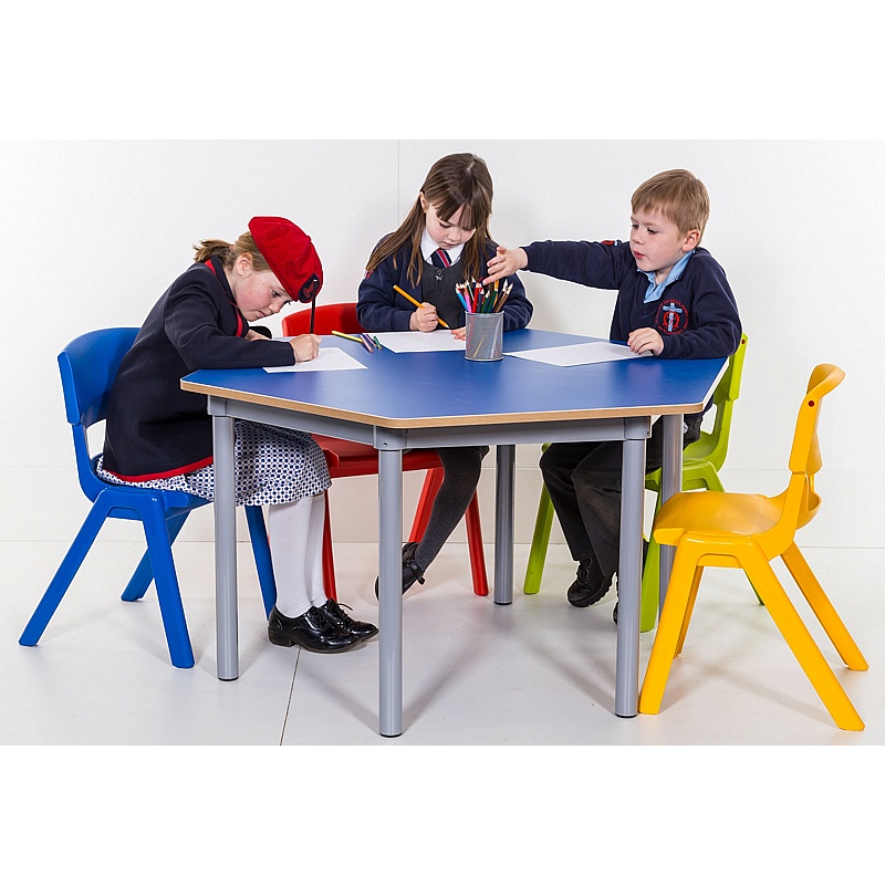 KubbyClass Hexagonal School Tables from our Classroom Tables / Desks range.
