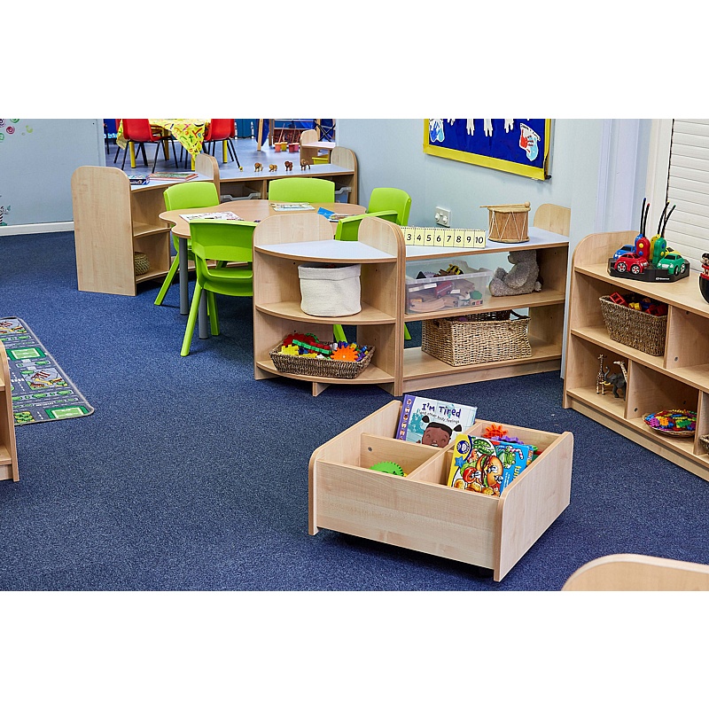 Folio Premium Library Low Mobile Kinderbox from our Kinderbox / Bin ...