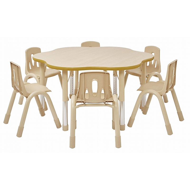 Wisdom Elegant Height Adjustable Flower Table from our Classroom Tables ...