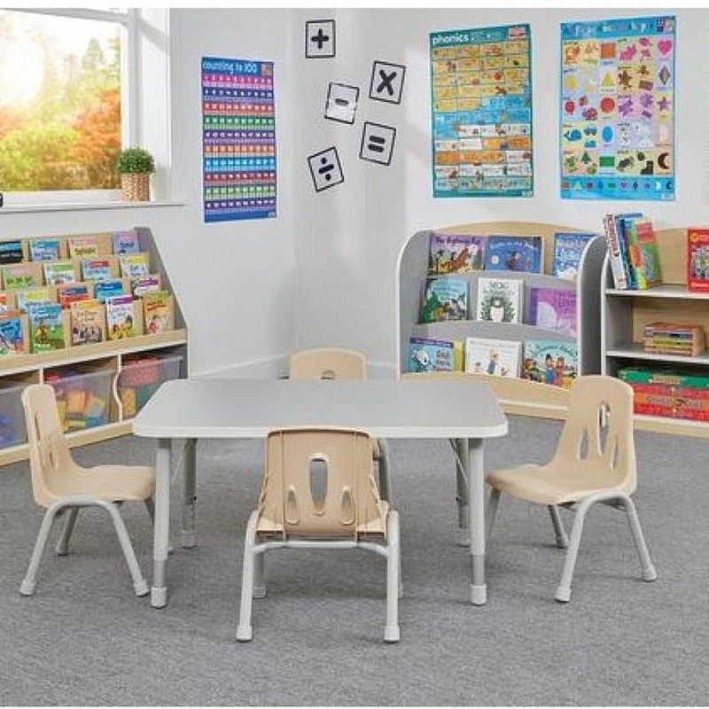 Modern Thrifty Height Adjustable Rectangular Tables from our Classroom ...