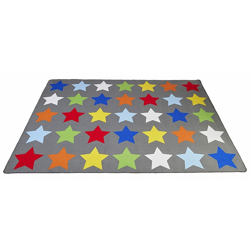 Sitting Stars Rectangular Placement Carpet from our School Carpets ...
