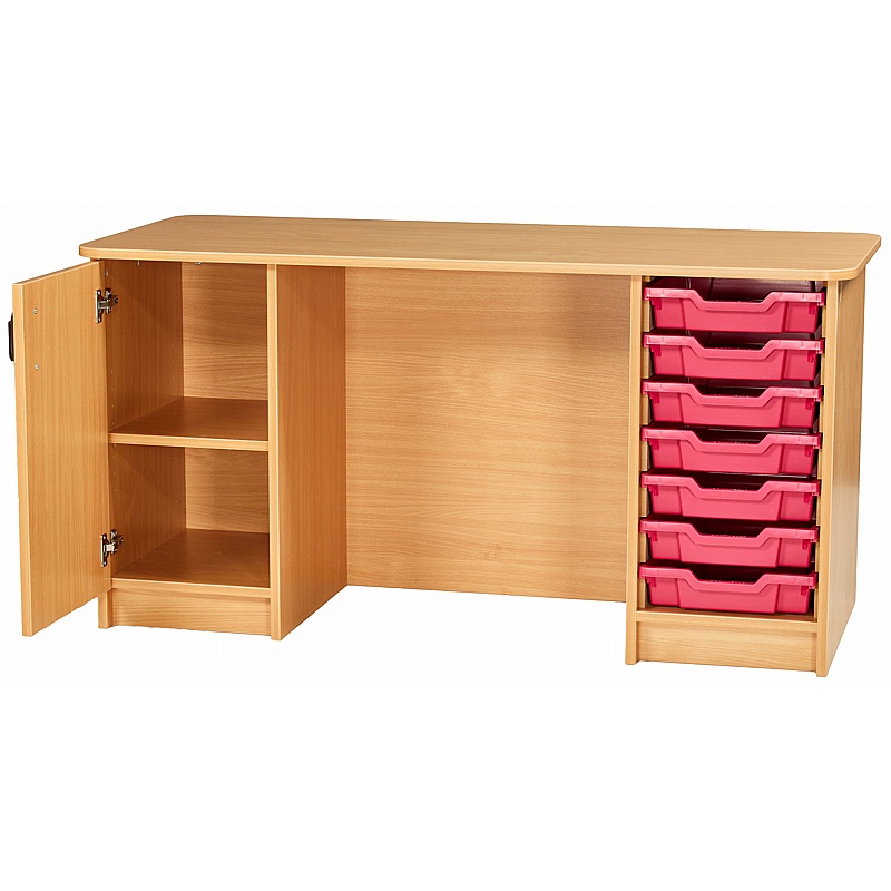 Campus Teachers Double Pedestal Office Desk from our Teachers Desks range.