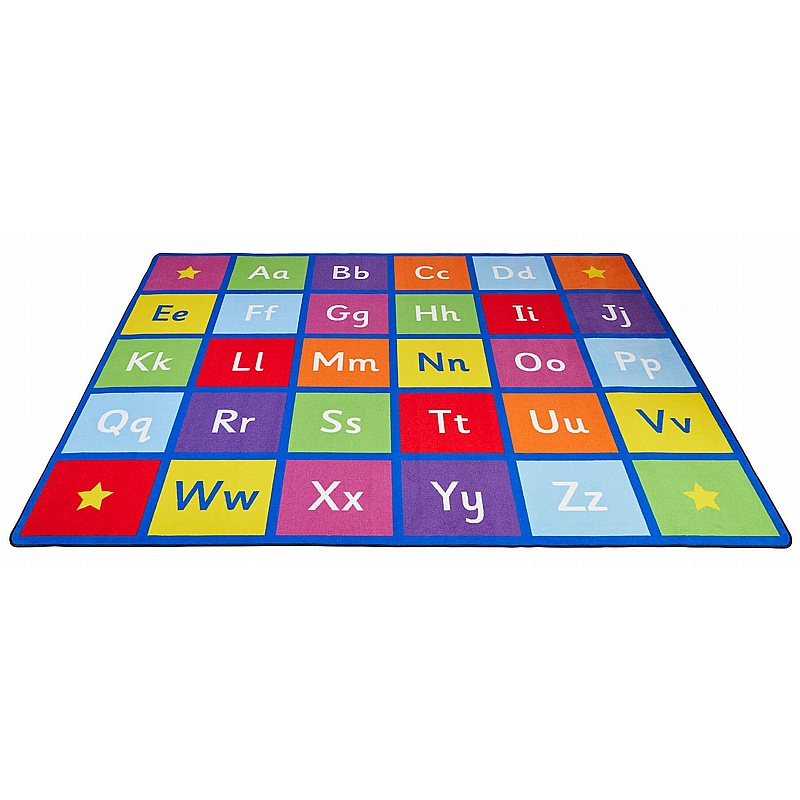 Large Alphabet Rectangular Placement Carpet from our School Carpets, Mats & Rugs range.
