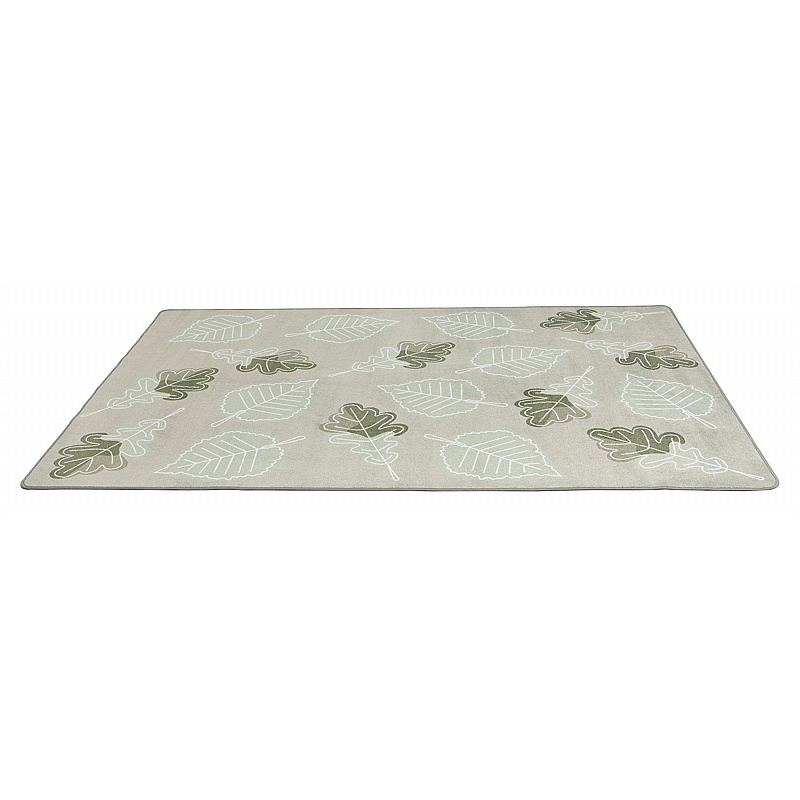 Abstract Leaf Rectangular Placement Carpet from our School Carpets ...