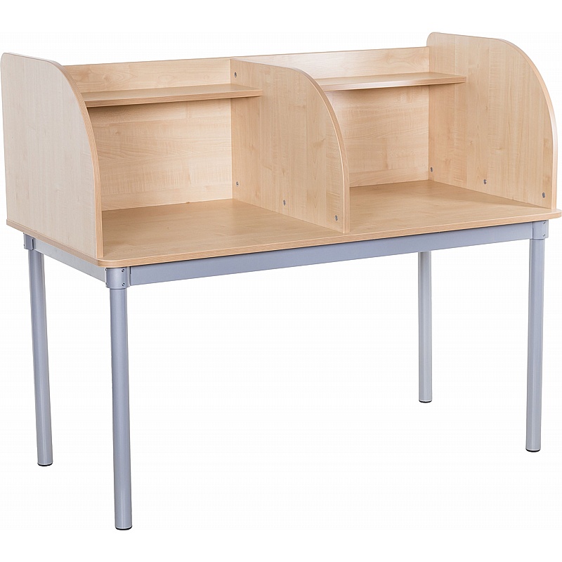 Campus Curve Double Study Carrels from our Study Carrels range.