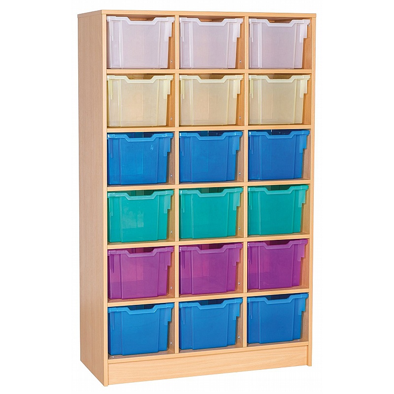 Veste Triple Column 18 Extra Deep Tray Uniform Storage from our School ...