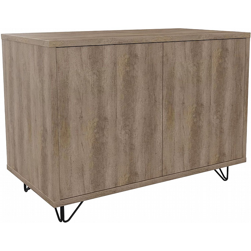 Boss Design Contract 2 Door Desk High Credenza with Wire Feet from our ...