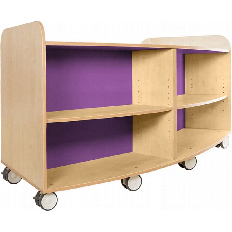 KubbyClass Grand Mobile Library Bookcases Island with Centre Seat ...