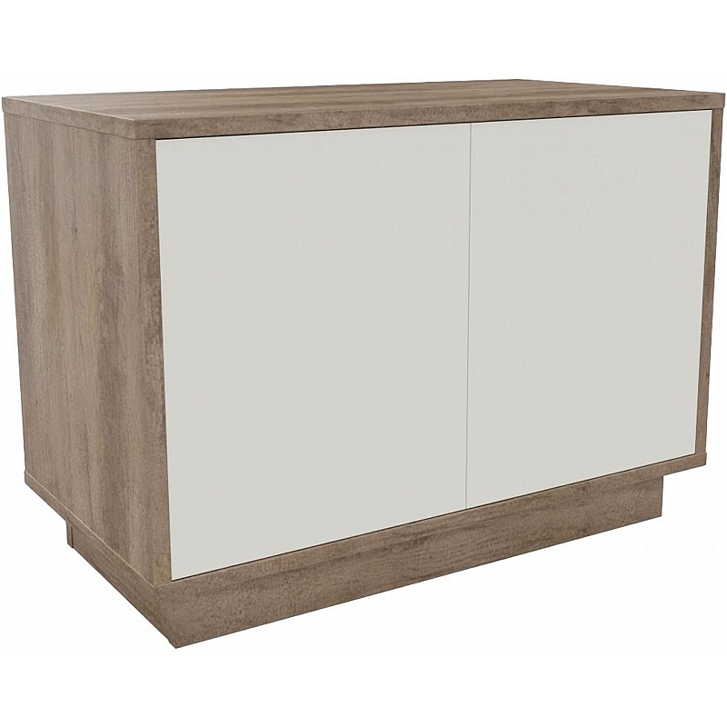 Boss Design Contract 2 Door Desk High Credenza with Plinth Base from ...