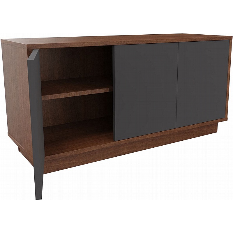 Boss Design Contract 3 Door Desk High Credenza with Plinth Base from ...